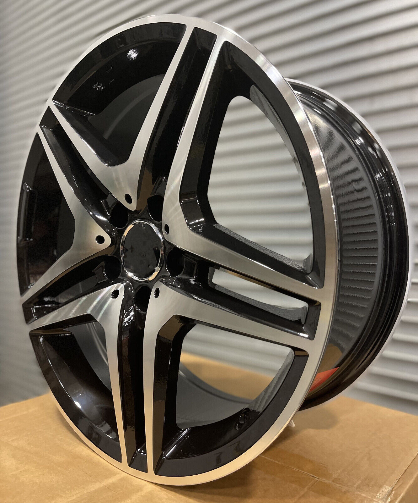 Set of 4 18" Black Mercedes Benz AMG Wheel Rim C250 C300 CLA250 E300 ...