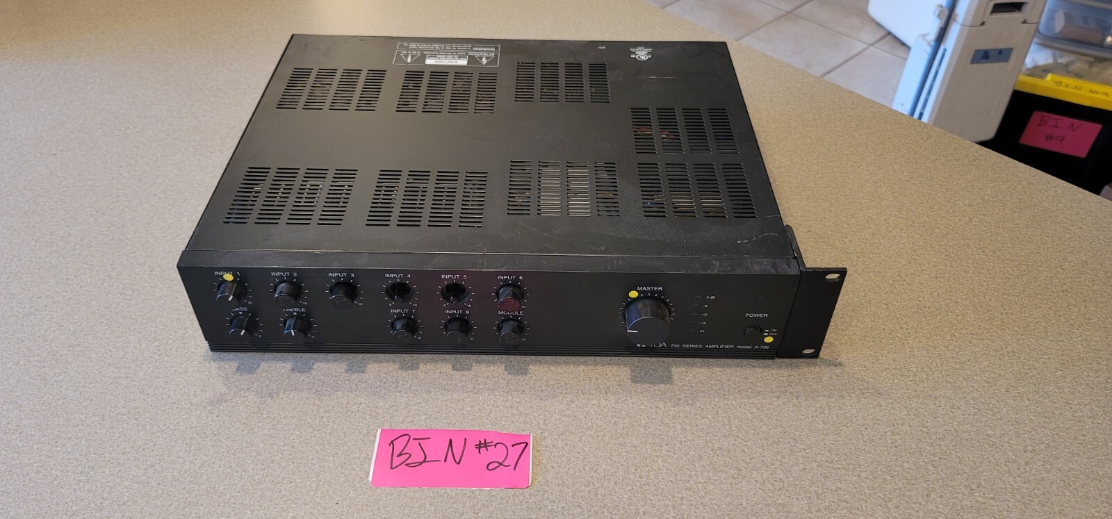 TOA 700 Series AMPLIFIER Model A-706 audio amp pa | eBay