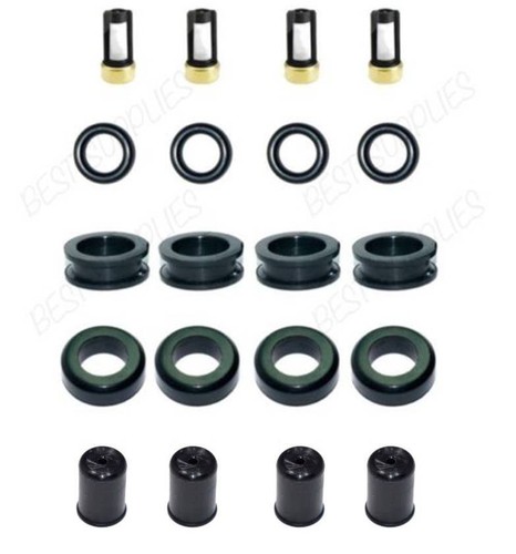 Mazda RX7 FC 13B Rotary Fuel Injector Repair Rebuild Kit Seals Orings ...