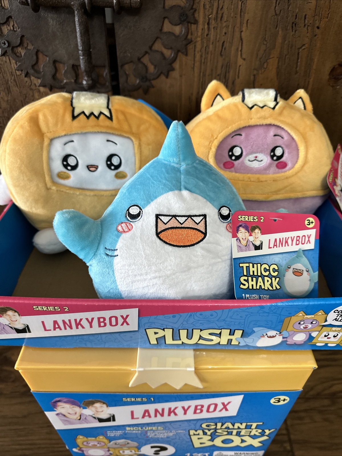 LANKYBOX series 1 Giant Box Mystery & Thicc Foxy Rocky Boxy Plush ...