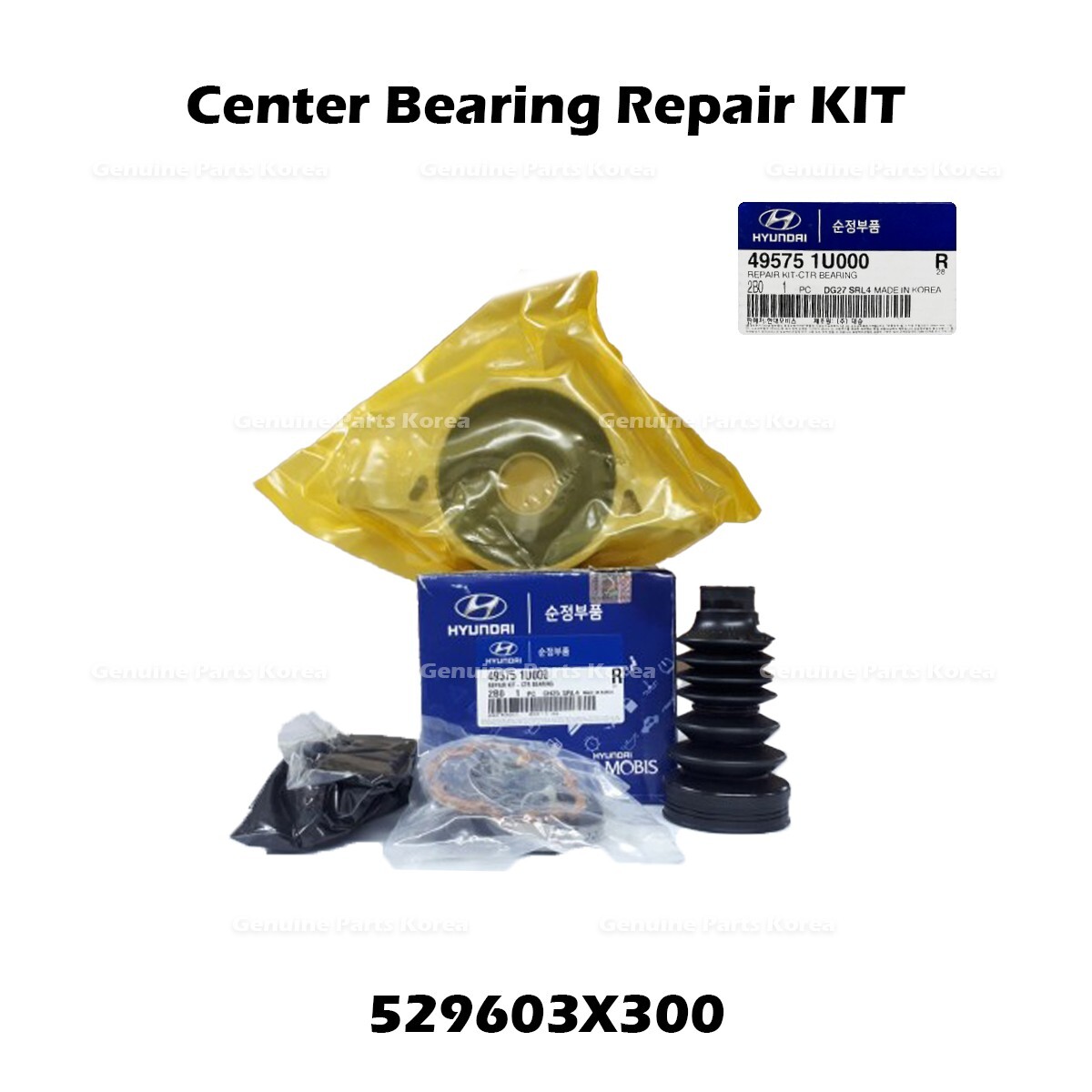 ⭐Genuine⭐ Center Bearing Repair KIT 495751U000 for Hyundai Santa Fe Kia ...