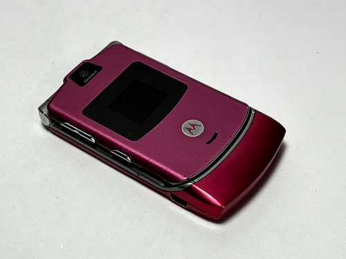 Motorola RAZR V3 - Pink Cingular (AT&T) Cellular Phone - UNTESTED | eBay