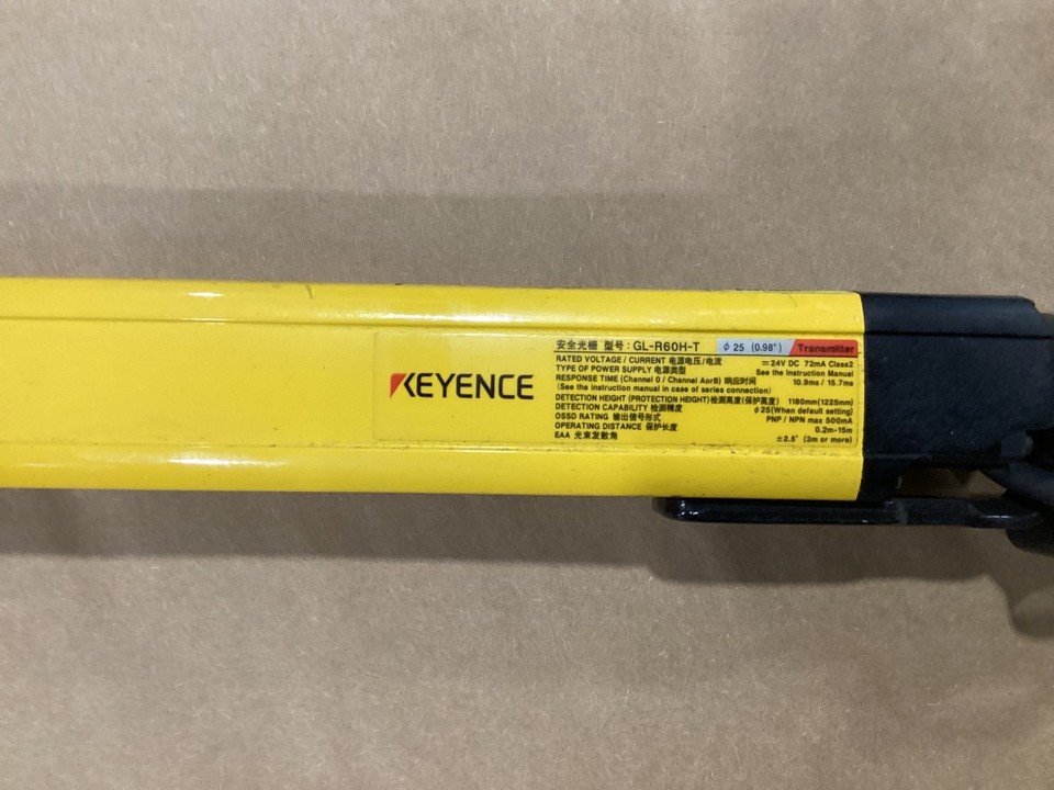 KEYENCE GL-R60H-T LIGHT CURTAIN TRANSMITTER 24VDC #113C101PR4 | eBay