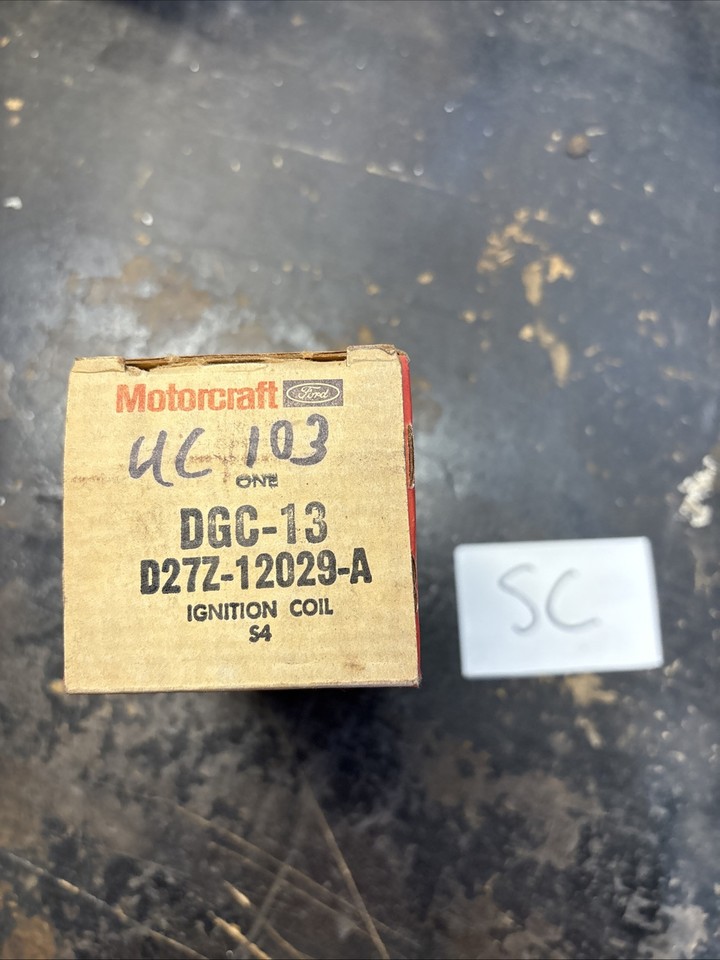 Vintage Genuine Ford OEM NOS D27Z 12029A Coil 12V | eBay