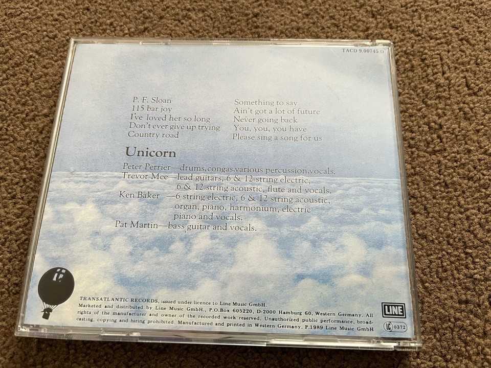 Unicorn - Uphill All The Way - CD (1989) Folk Rock 1971 | eBay UK
