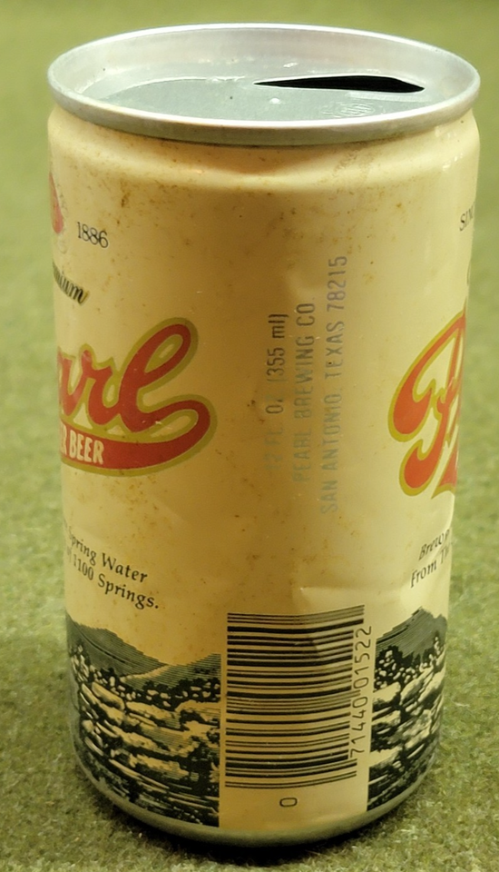 Pearl Lager Beer/Pearl Brewing Co. ~ 12oz. Aluminum Beer Can ~ Empty ...
