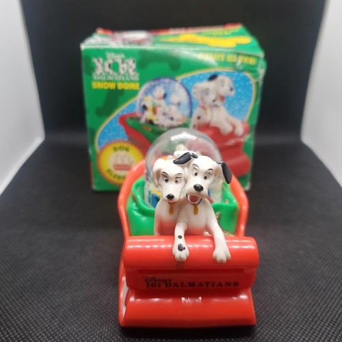 101 Dalmatians Snow Dome Vintage McDonald’s Toy Disney 1996 Christmas ...