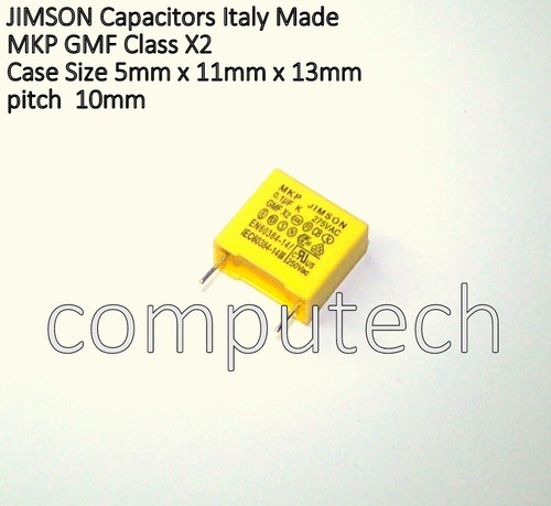 1pcs 100nF 275V ac JIMSON GMF Class X2 Film Polypropylene 0.1uF ...
