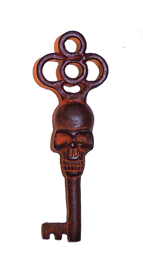 Victorian Skull Key Vintage Antique Style cast Iron Skeleton Key lot of ...