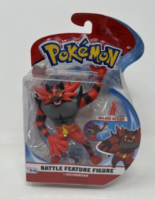 POKEMON INCINEROAR BATTLE FEATURE FIGURE WICKED COOL TOYS SERIES 2 MOSC ...
