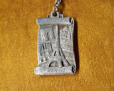 Vintage Keychain France-Keyring France-Eiffel Tower-Paris | eBay