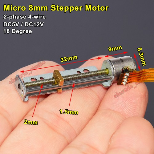 2-phase 4-wire Mini Stepper Motor linear lead Screw Position Moving ...