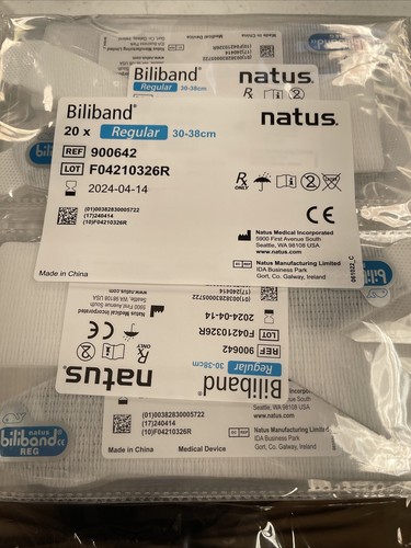 NATUS MEDICAL 900642 Biliband, Regular 30-38cm 100 Per Case. | eBay
