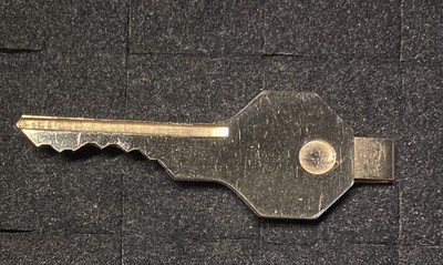 Vintage Key Shape - Gold Tone- Tie Bar Clasp Tie Tack | eBay