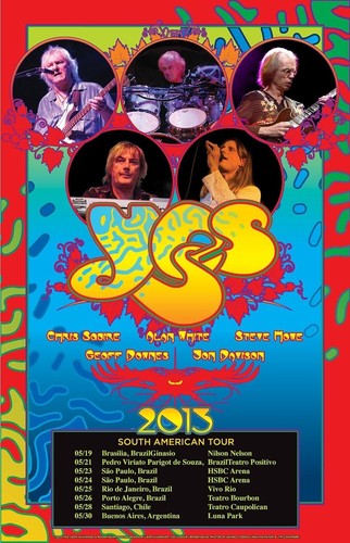 Yes 2013 13" x 19" Re-Print Music Concert Poster | eBay