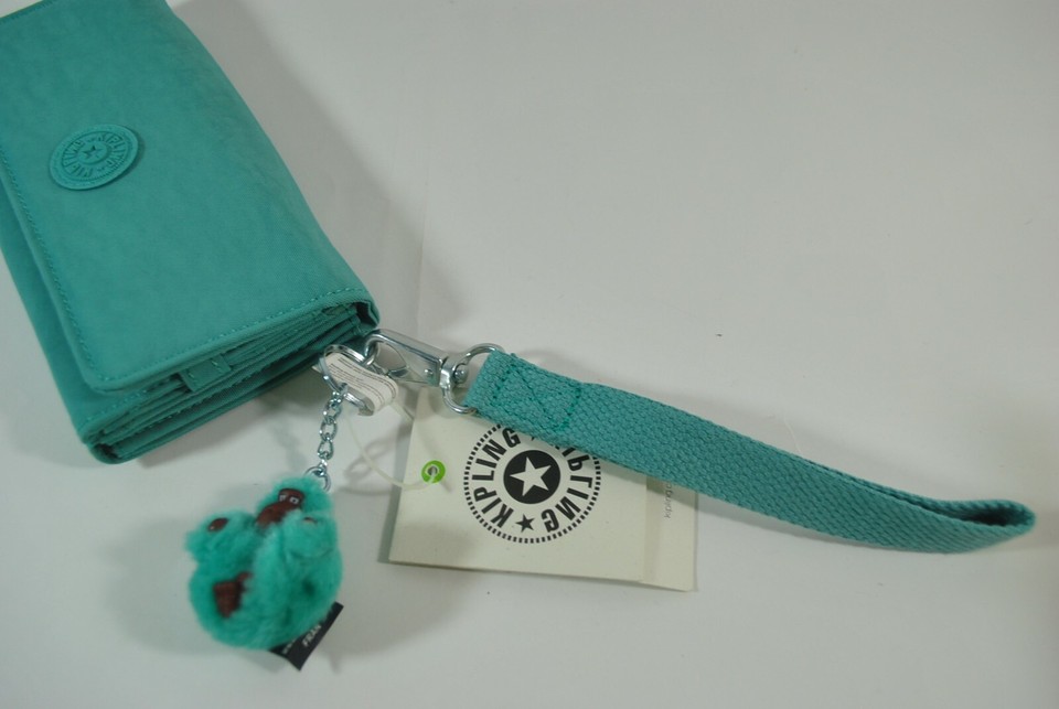 New With Tag Kipling RUBI Large Wallet / Wristlet with Furry Monkey | eBay