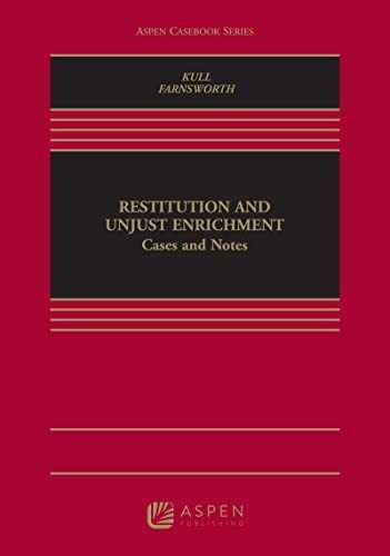 Restitution and Unjust - Hardcover, by Kull Andrew; Farnsworth ...
