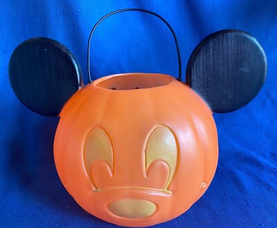 Vintage 1990s Disney Mickey Mouse Trick or Treat Halloween Ear Loot ...