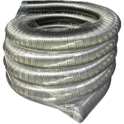 5" Flue Liner for Gas and Oil - 15mtr Coil (4Z-125-15) | eBay UK