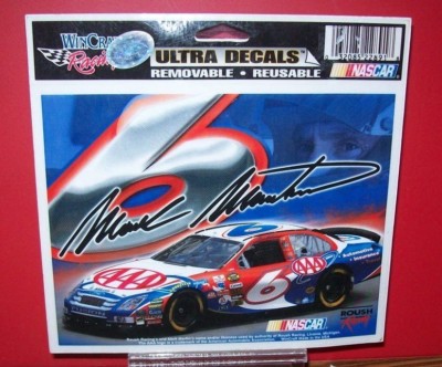 MARK MARTIN #6 AAA WINCRAFT 5X6 ULTRA DECAL STICKER SHEET | eBay