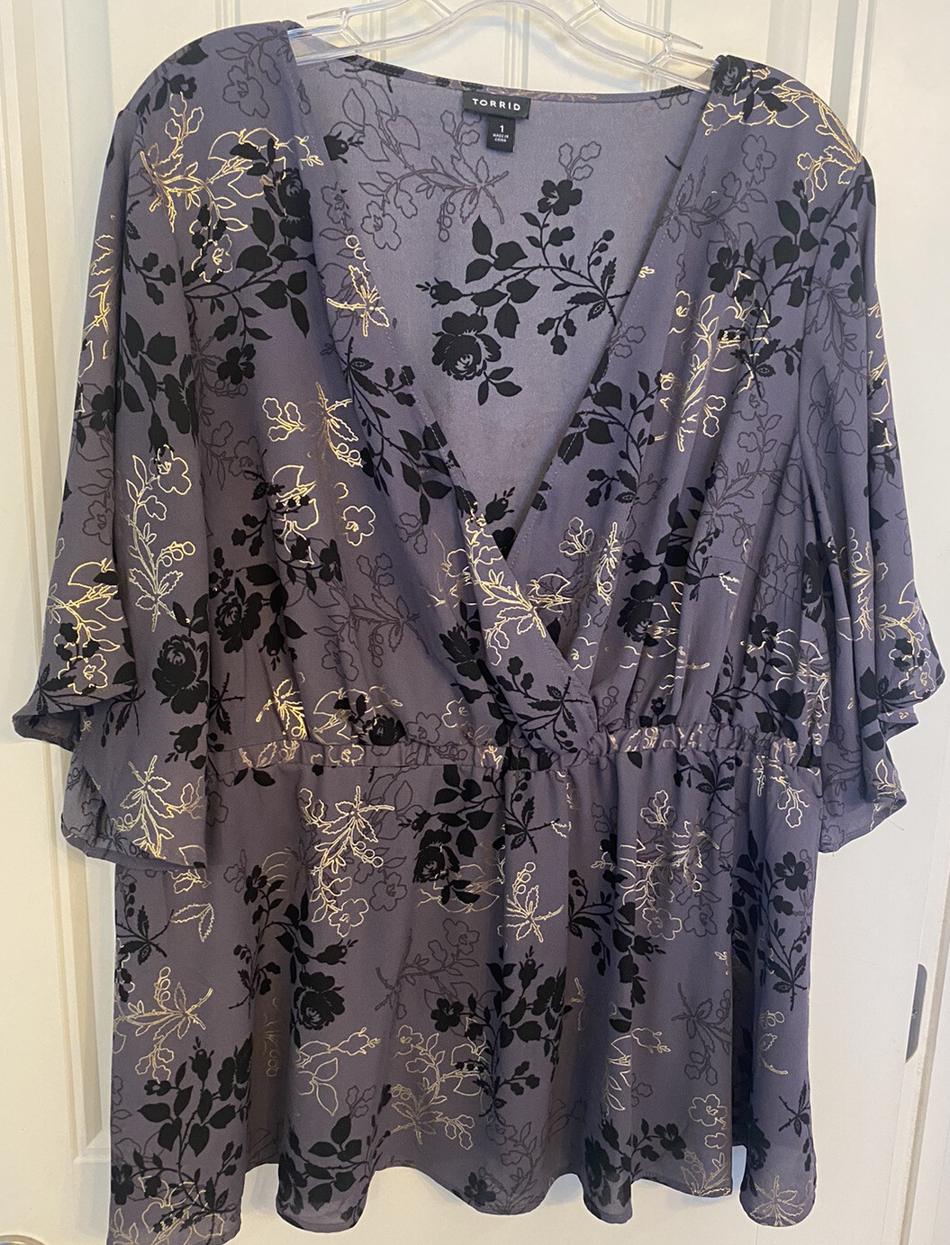 TORRID Size 1 Short Sleeve Short Sleeve Blouse | eBay