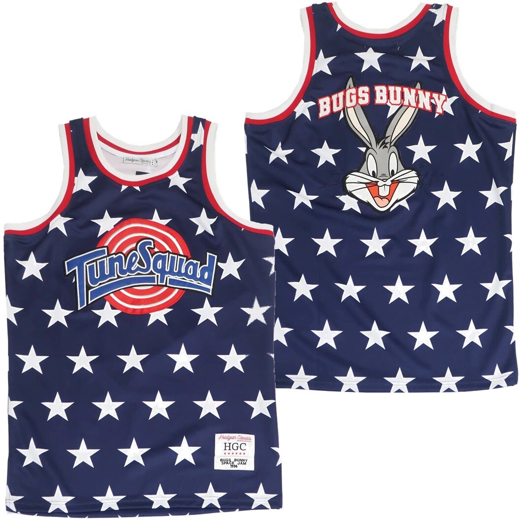 Bugs Bunny Tune Squad Space Jam Headgear Classics Embroidered Basketball Jersey | eBay.de