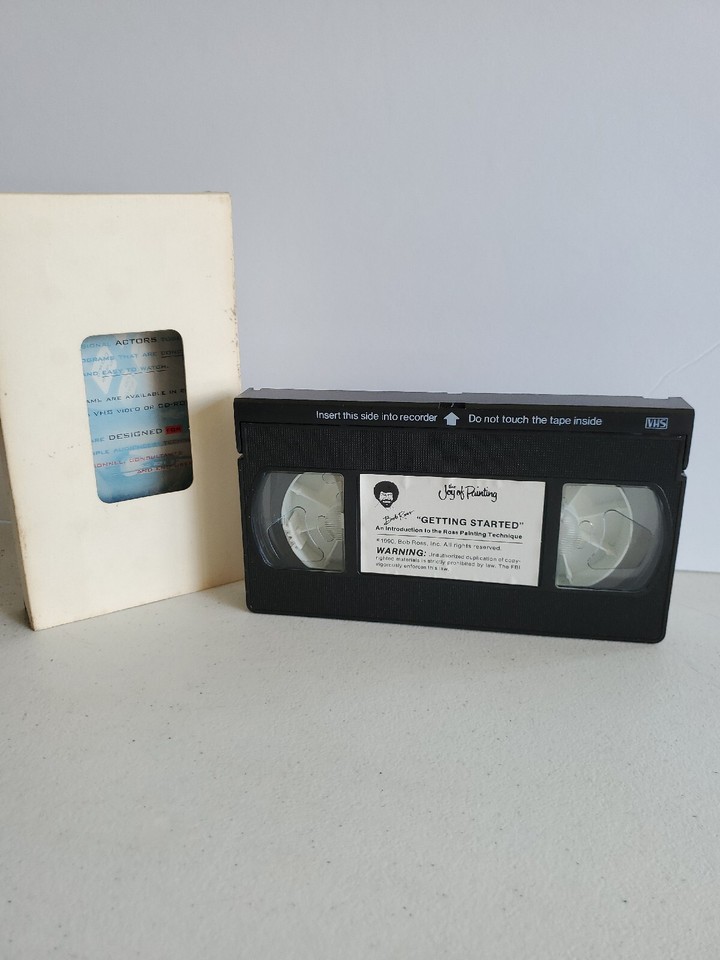 Bob Ross VHS Tape The Joy of Painting Getting Started 1990 - | eBay