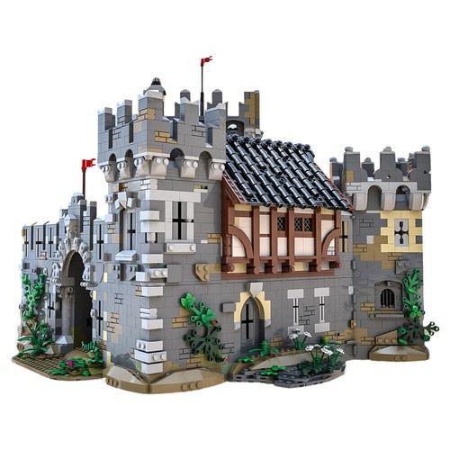 Medieval Lions' Castle with Interior modular Building Blocks Set MOC ...