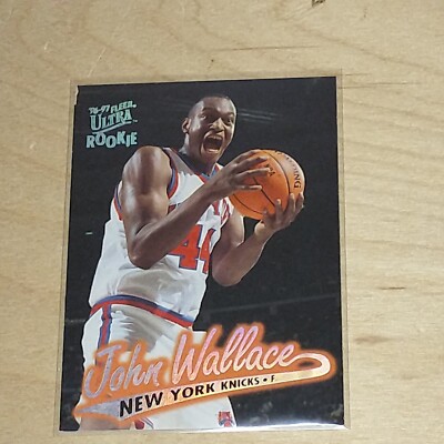 1996-97 Fleer Ultra New York Knicks Basketball Card #76 John Wallace ...