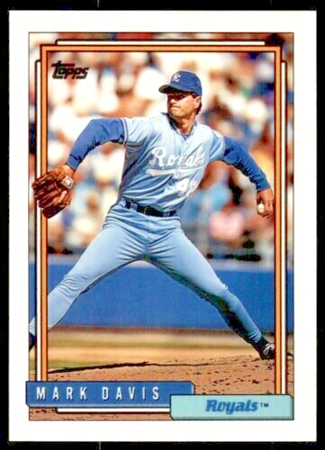1992 Topps #766 Mark Davis Pitcher Kansas City Royals FREE shipping | eBay
