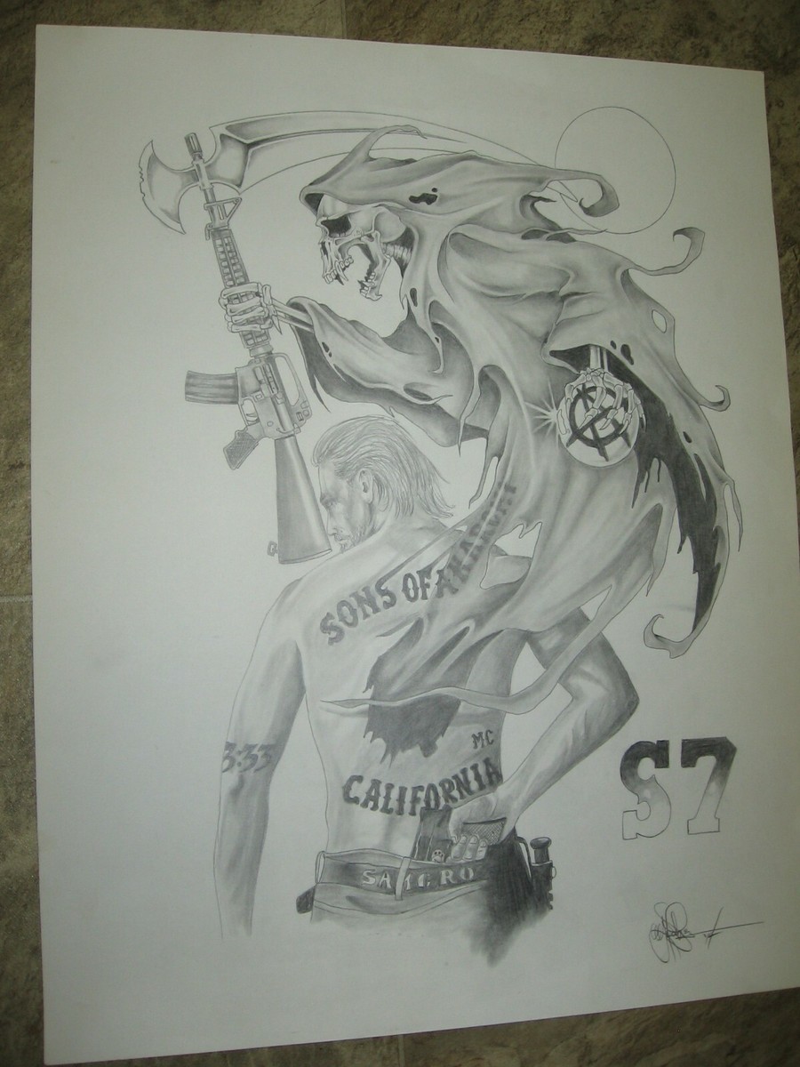 Sons Of Anarchy Drawing