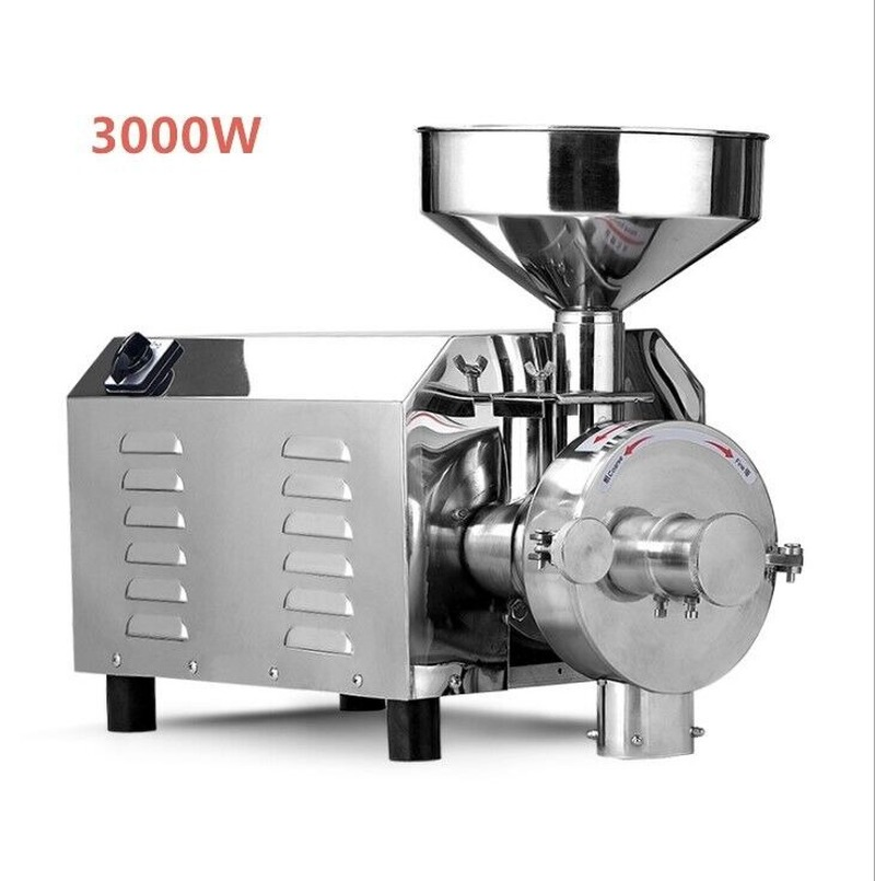 3KW Herb Grinder,Soybean Grain Grinding Machine, STAINLESS STEEL ...