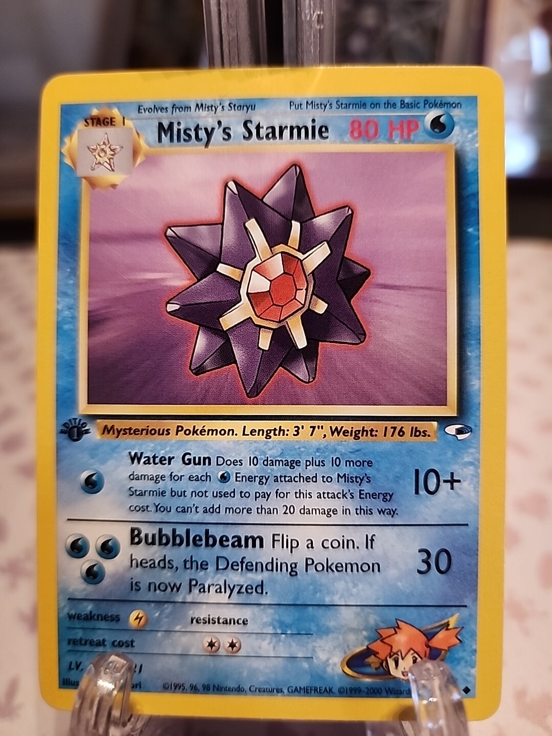 Pokémon TCG Misty's Starmie Gym Heroes 56/132 Regular 1st Edition ...