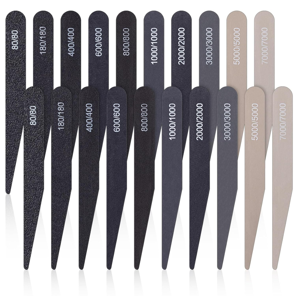 20 Pcs Sanding Sticks for Plastic Models Polishing Sticks Assorted ...