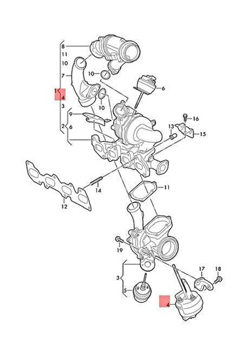 Genuine VW Repair Set Vacuum Unit With Add-On Parts 03N198716M | eBay