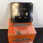 Simpson Instruments DC Milliamperes Panel Meter 0-1mA 4.5 x 4.25 in New ...