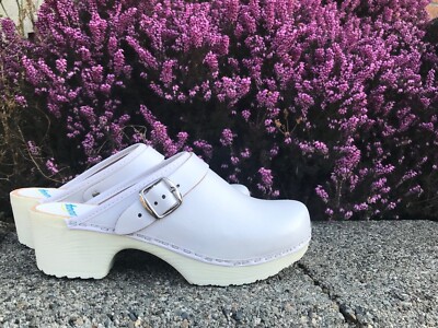 NEW Swedish Clogs, White - Various Sizes | eBay