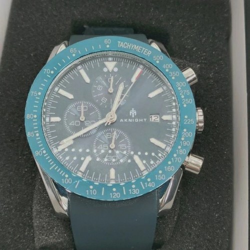 AKNIGHT Eiknight Chronograph AR-5140M Watch Navy Men's 5-0813G | eBay