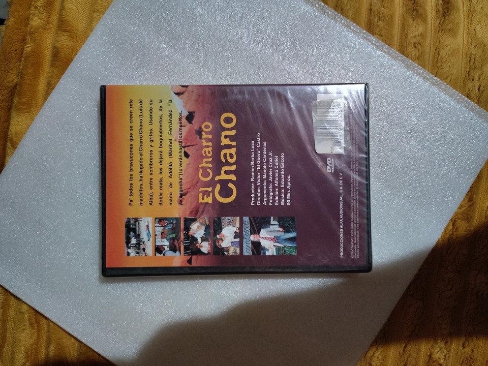 El Charro Chano Latin Spanish Comedy DVD HTF Rare OOP Sealed B2G1F ...