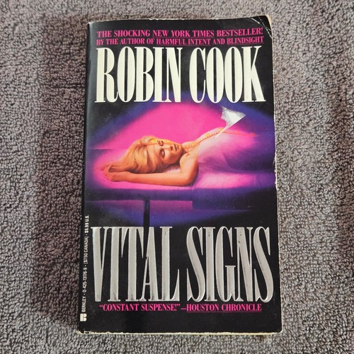 Vital Signs Robin Cook 1992 Berkley Paperback Medical Thriller | eBay
