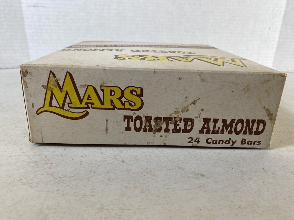 Mars Toasted Almond Candy Bars Vintage Box 9D43 | eBay