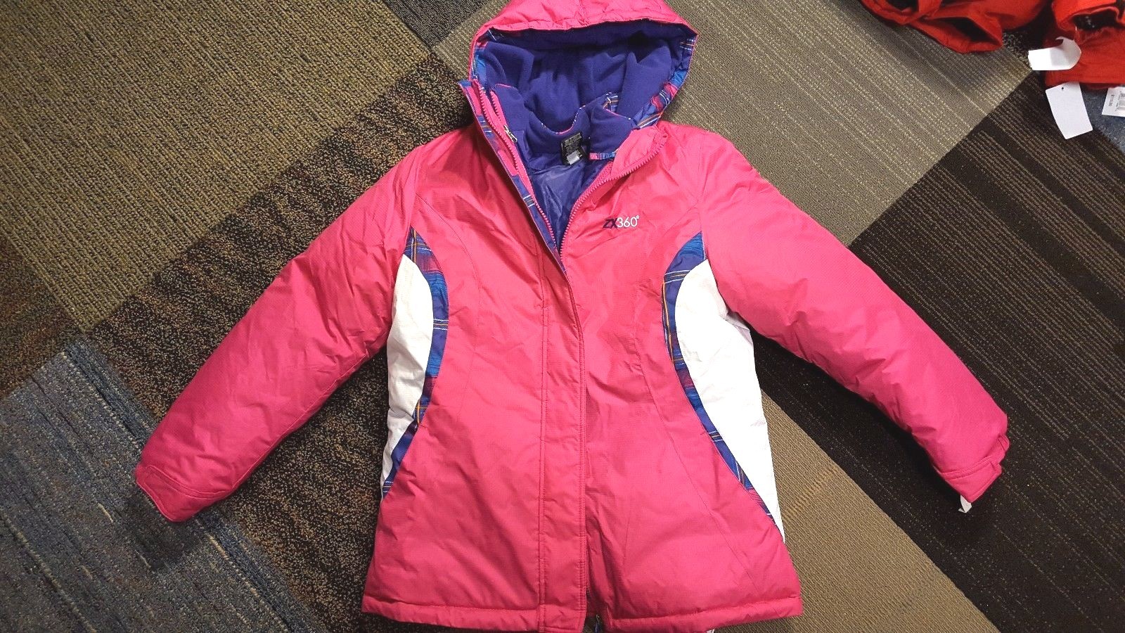 NEW Girls ZeroXposur ZX360° Pink/Purple 3 in 1 winter coat system | eBay