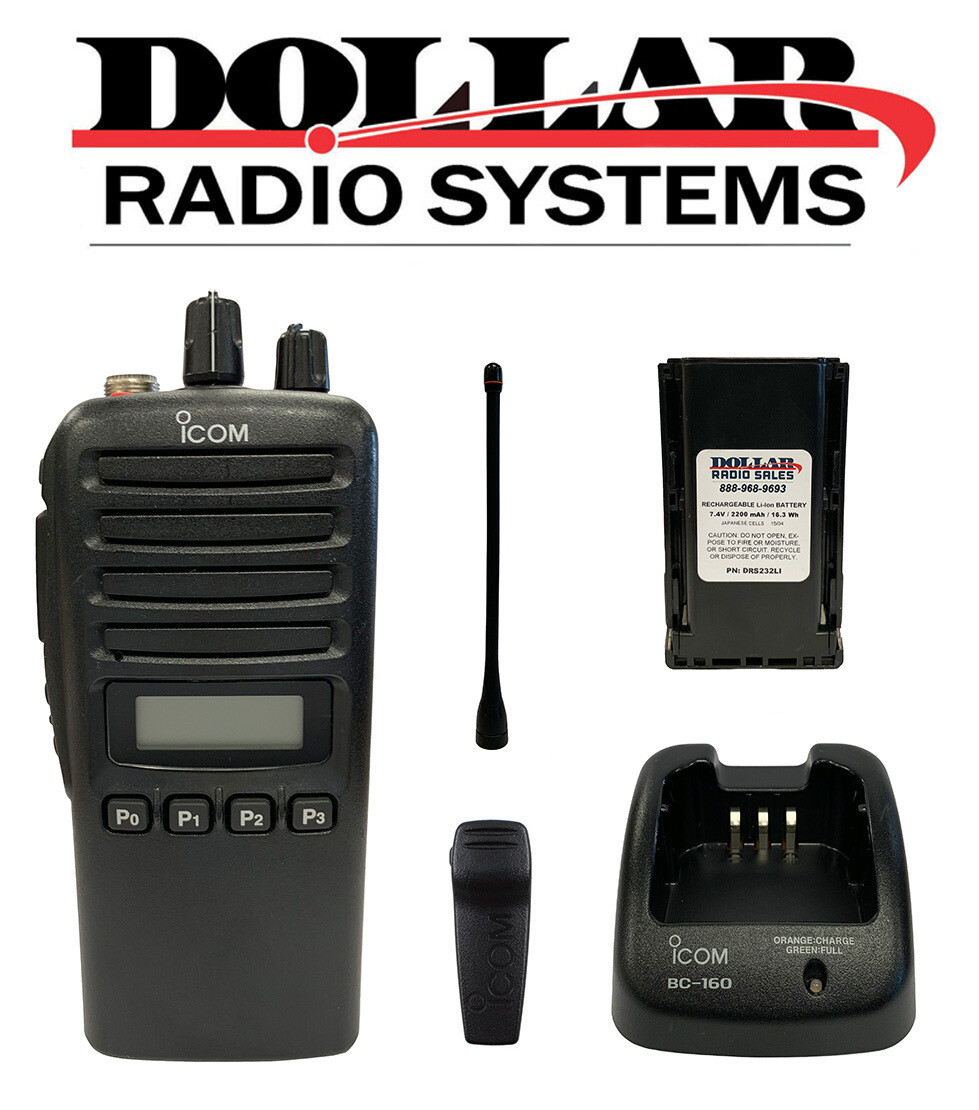 Icom IC-F43TR UHF 400-470Mhz 250Ch 4W LTR Trunking PASSPORT Two Way ...