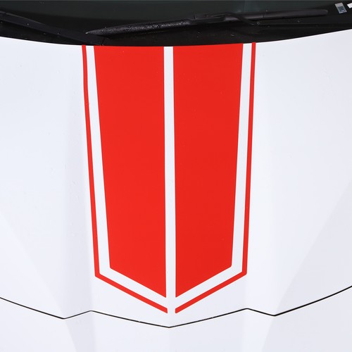 Red Roof Racing Stripes Overlay Graphic Decal Vinyl For Corvette C8 ...