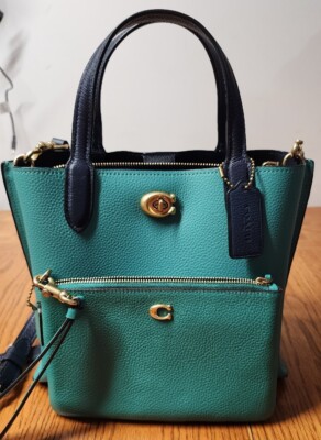 NWOT COACH C8561 Leather Tote Willow 24 Shopper Satchel Handbag Bag ...