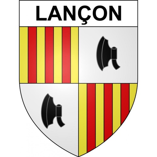 Lançon 65 ville sticker blason écusson autocollant adhésif | eBay
