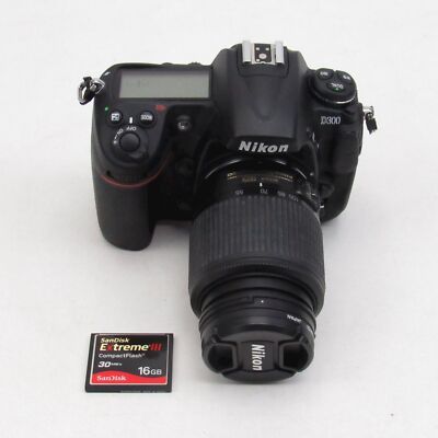 Nikon D Series D300 12.3 MP DSLR with Lens & 16GB CF Card for Parts | eBay