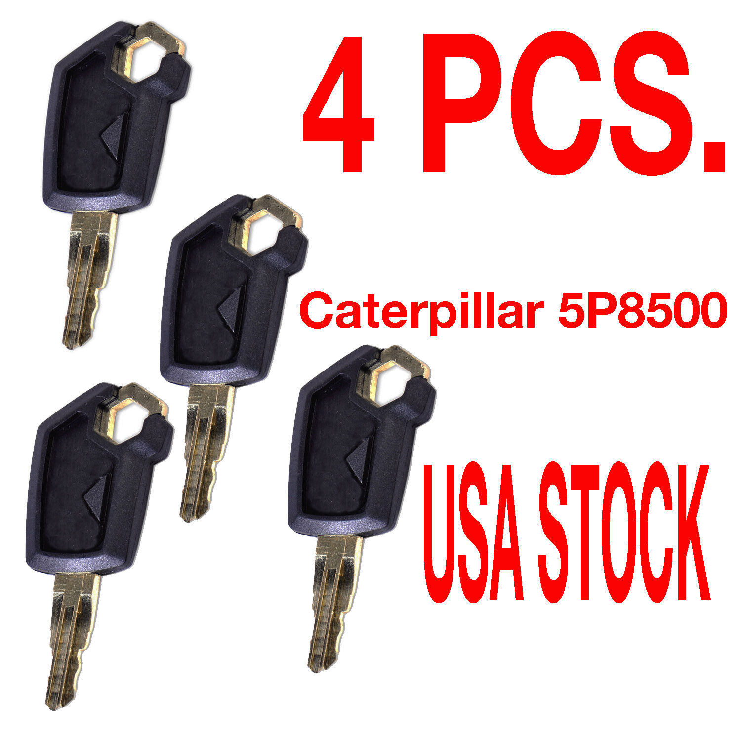 Caterpillar 5P8500 4PCS Heavy Equipment Ignition Loader Dozer Key For ...