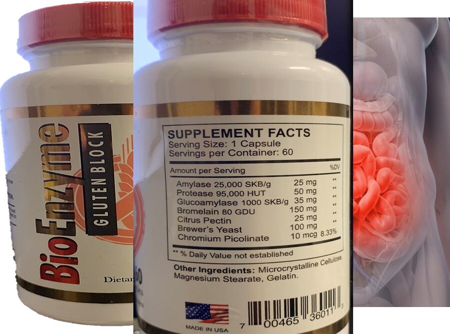 BioEnzyme Quit Gluten 100 % Off Block Weight Control Easy Digestion