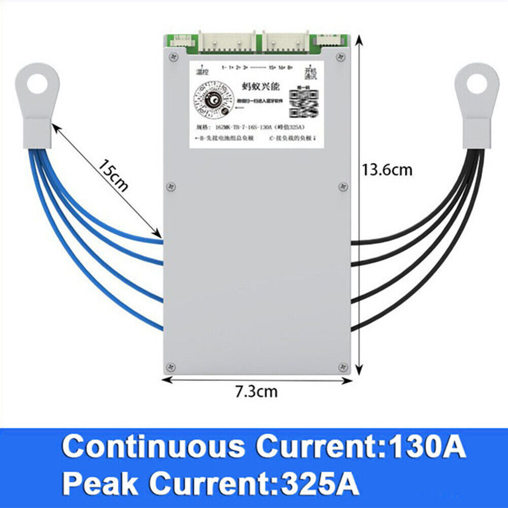 ANT SMART BMS 7S-16S 100A-325A LiFePo4 Li-ion LTO Battery Protection ...